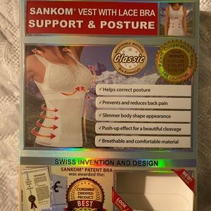 SANKOM | Other | Sankom Vest With Lace Bra | Poshmark
